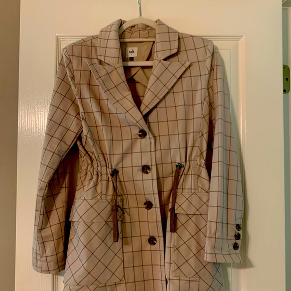 CAbi | Jackets & Coats | Cabi Windowpane Jacket | Poshmark
